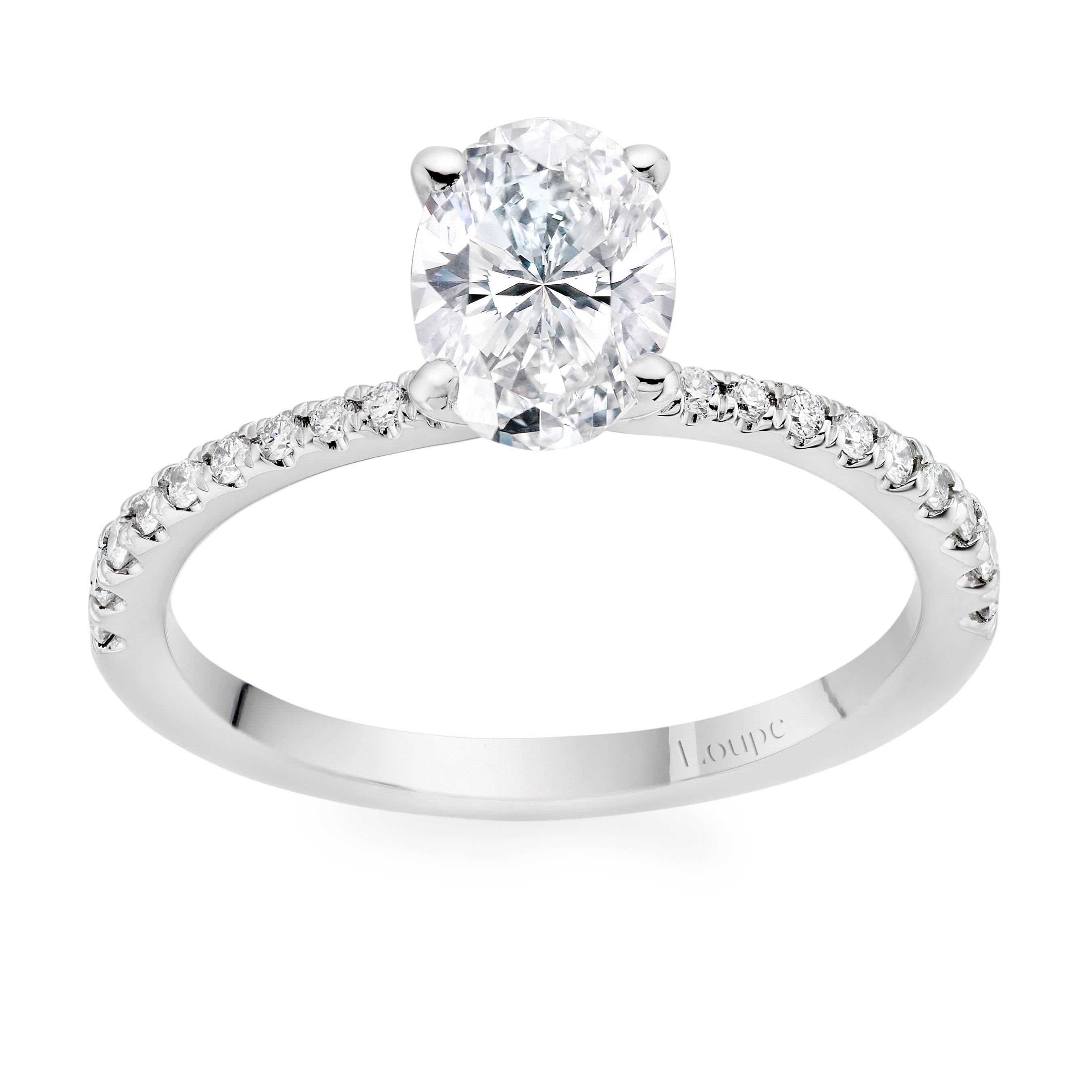 Loupe Confidante Solitaire Diamond Ring in Platinum | LOU-0125424 | Loupe