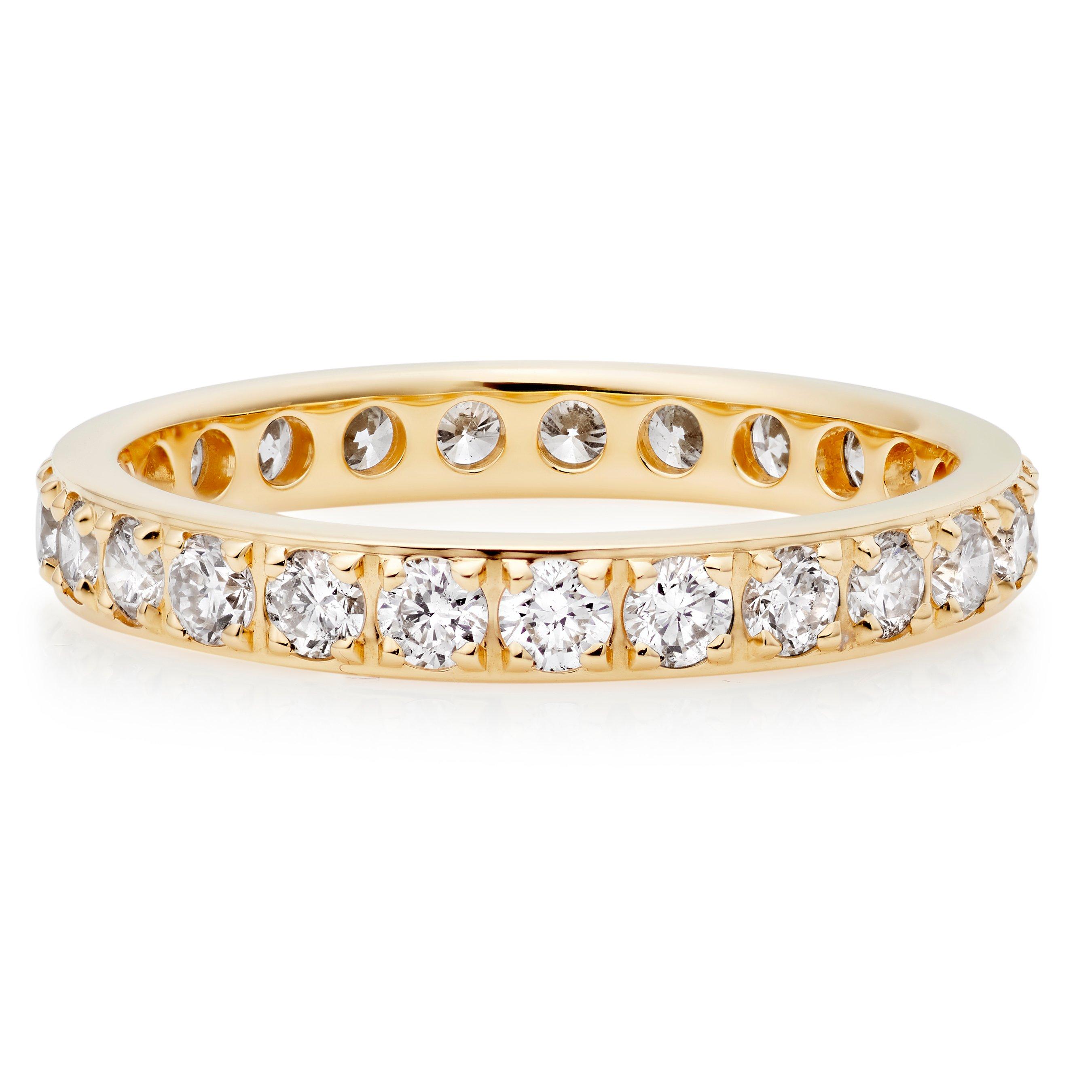 Loupe Icons Diamond Wedding Ring in 18ct Yellow Gold | LOU-0126096 | Loupe