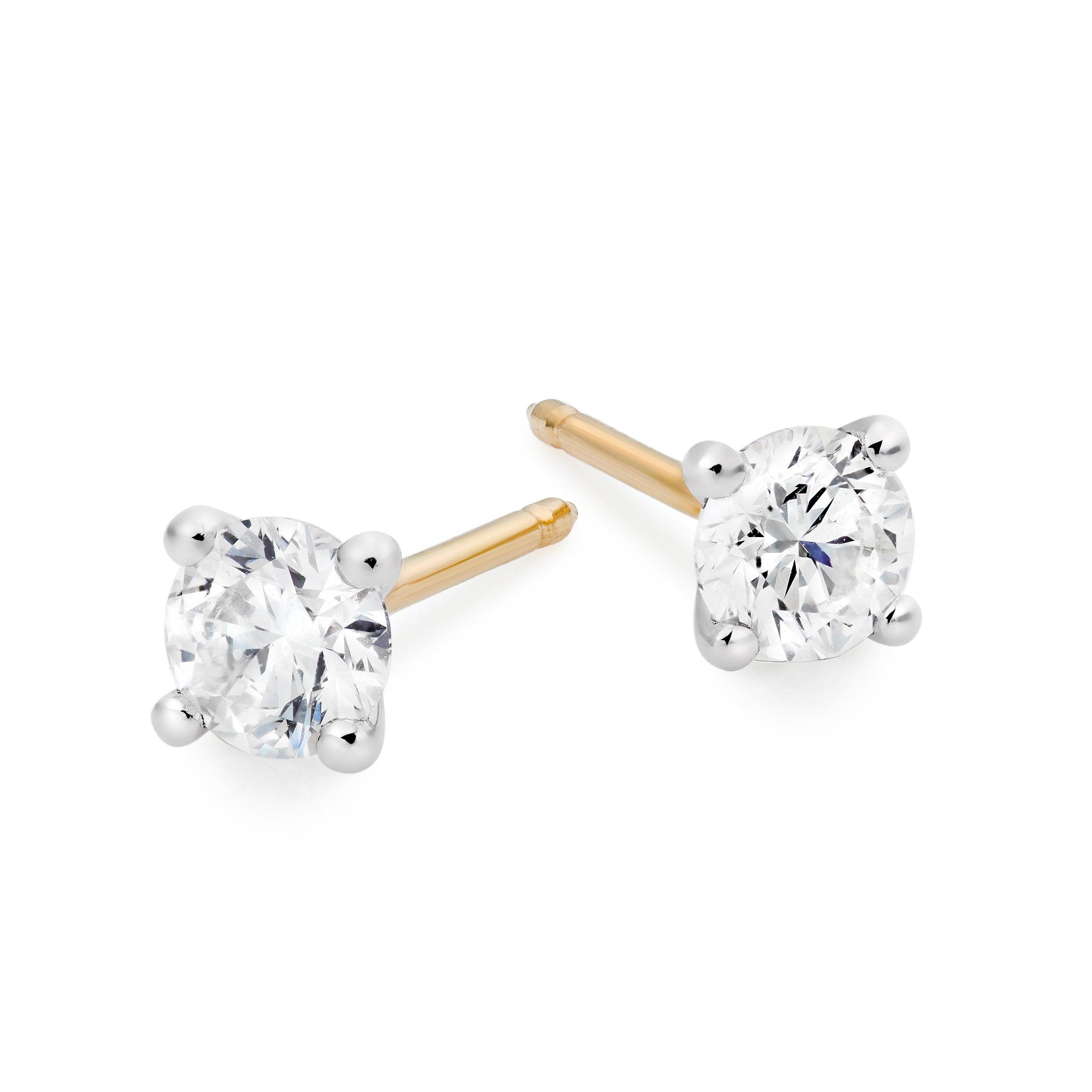Loupe Icons Diamond Stud Earrings in 18ct Yellow Gold | LOU-0122039 | Loupe