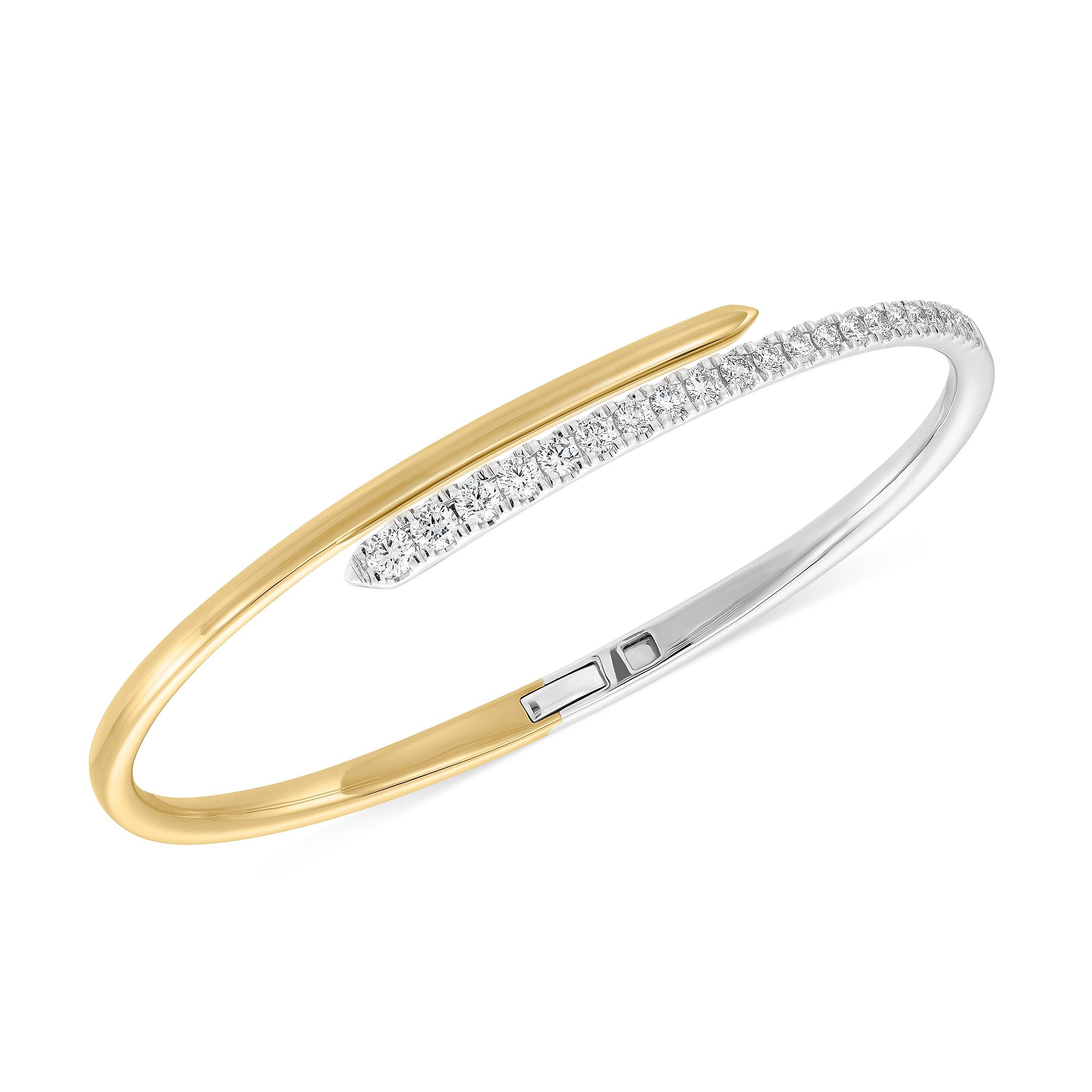 Loupe Electra Diamond Tapered Bangle in 18ct Yellow Gold | LOU-0145136 ...