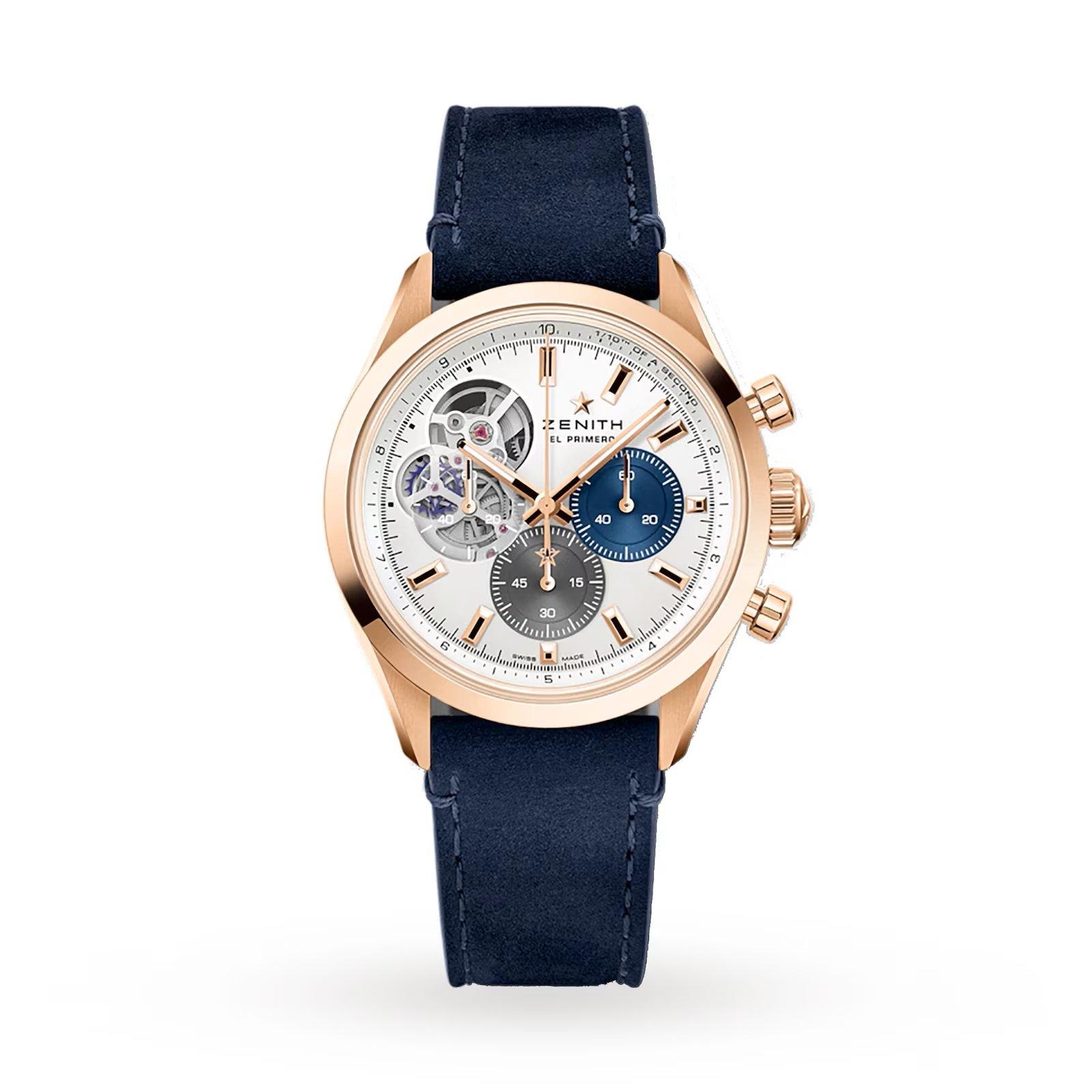 ZENITH Chronomaster El Primero Open Automatic 18ct Rose Gold Watch | 39 ...