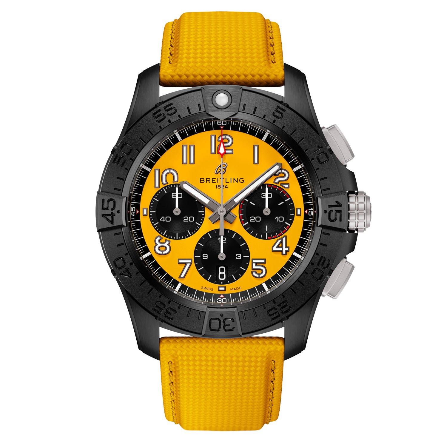 Breitling Avenger B01 Chronograph 44mm Night Mission Ceramic Men's ...