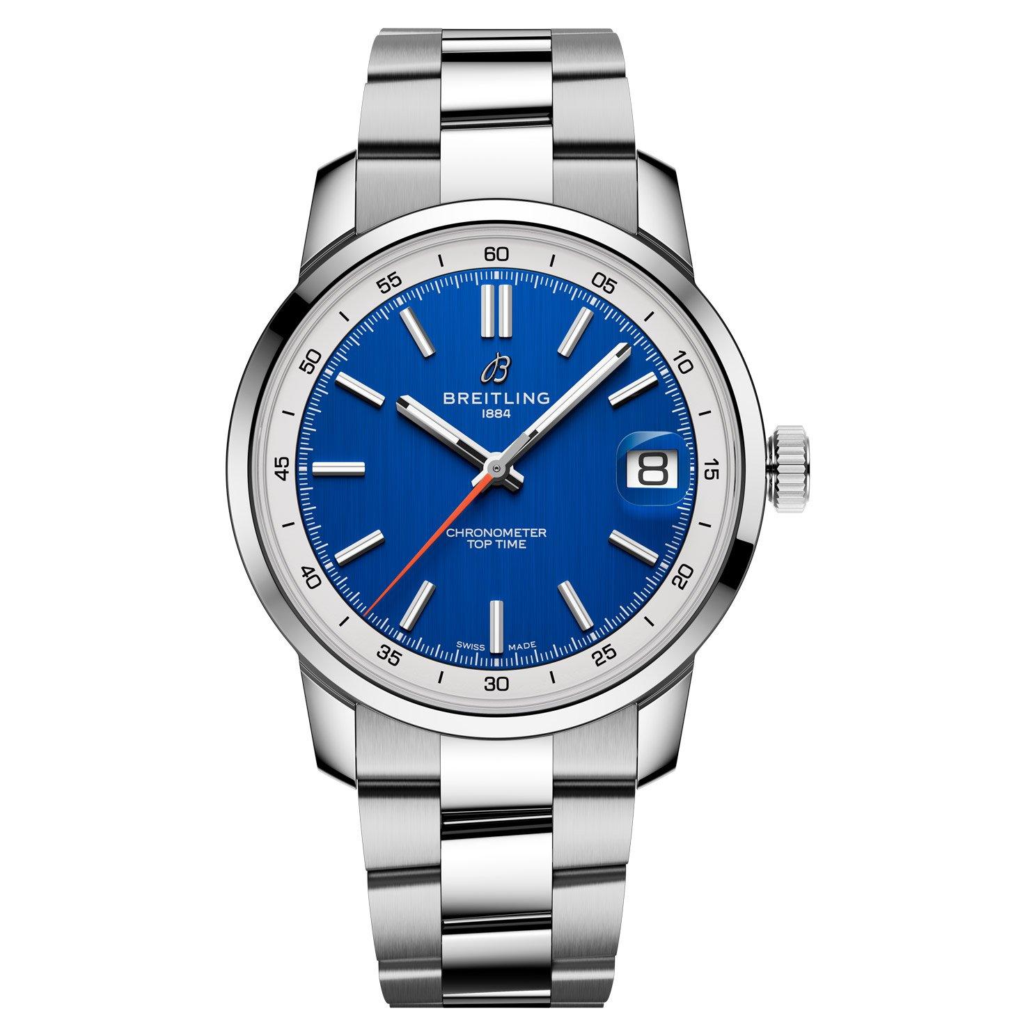 Breitling Top Time B31 38mm Automatic Men's Watch AB3113A71C1A1 | Blue ...