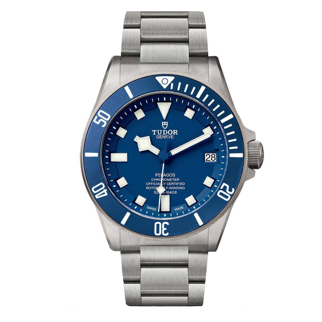 TUDOR Pelagos 42mm Titanium Automatic Men's Watch M25600TB-0001 | Blue ...