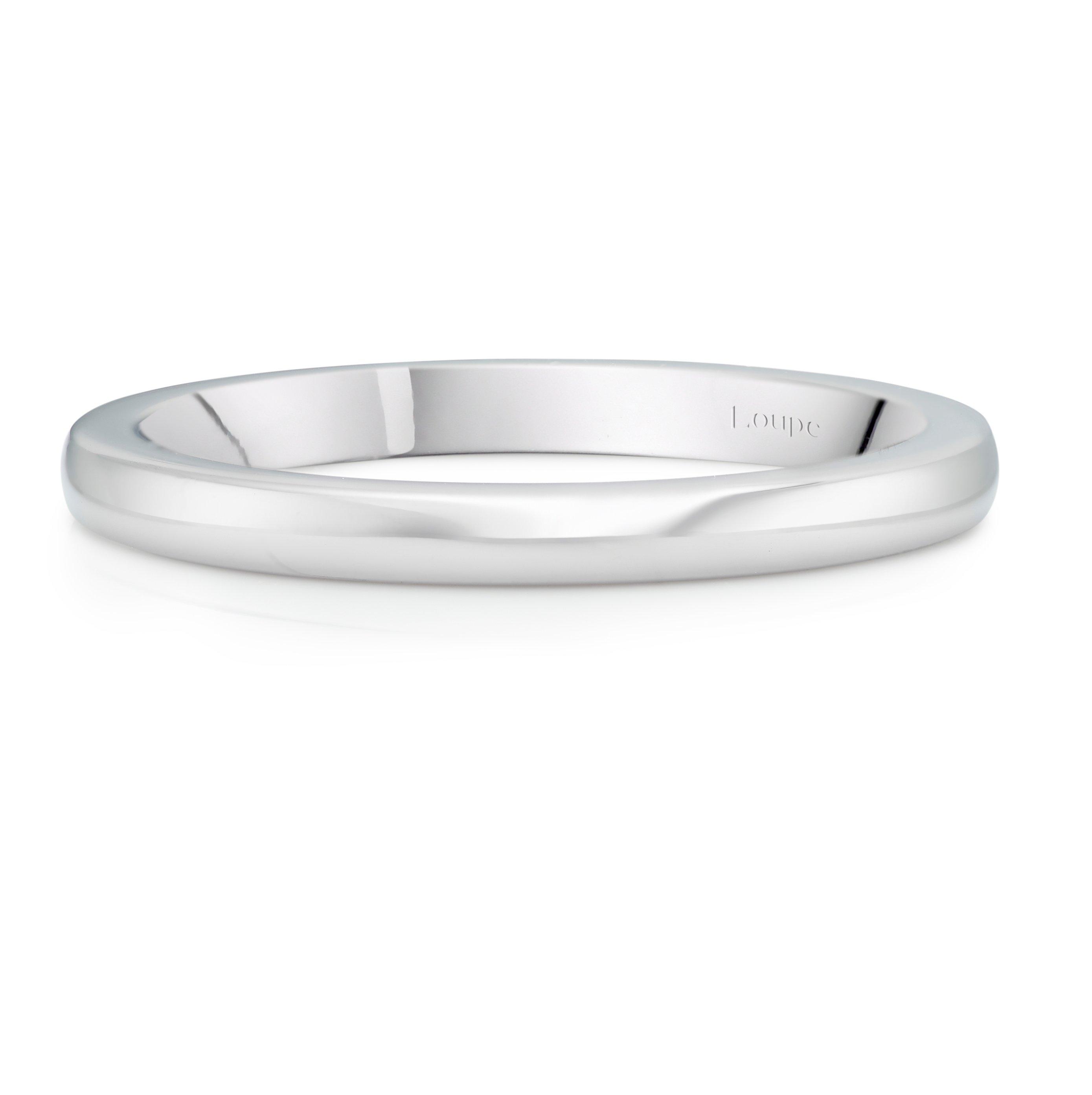 Loupe Confidante Wedding Ring in Platinum | LOU-0125392 | Loupe