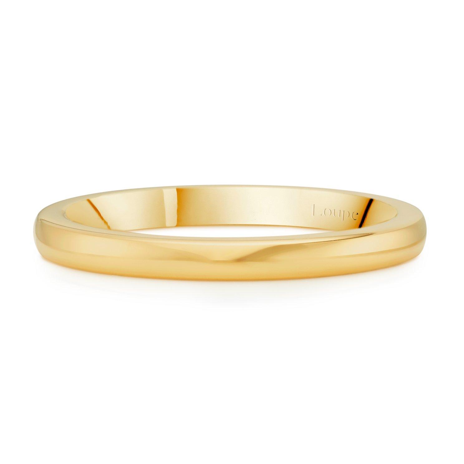 Loupe Confidante Wedding Ring in 18ct Yellow Gold | LOU-0125394 | Loupe